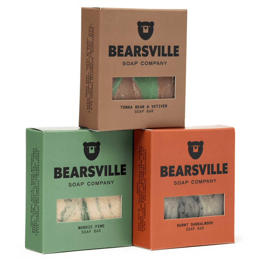 Natural Handmade Soap For Men - Bearsville Soap Company